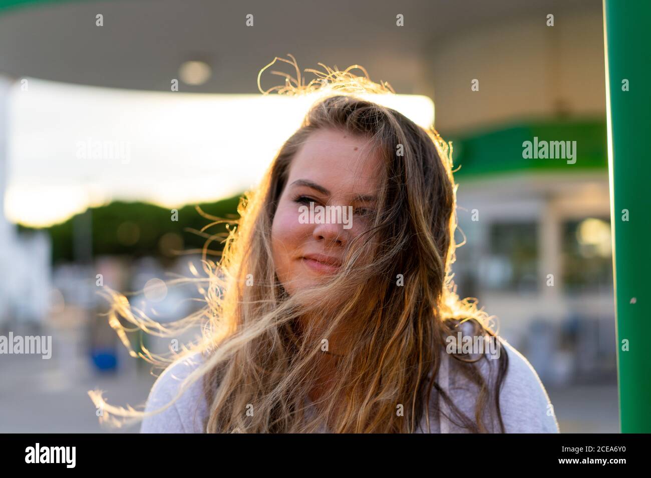 Woman face back lit hi-res stock photography and images - Alamy