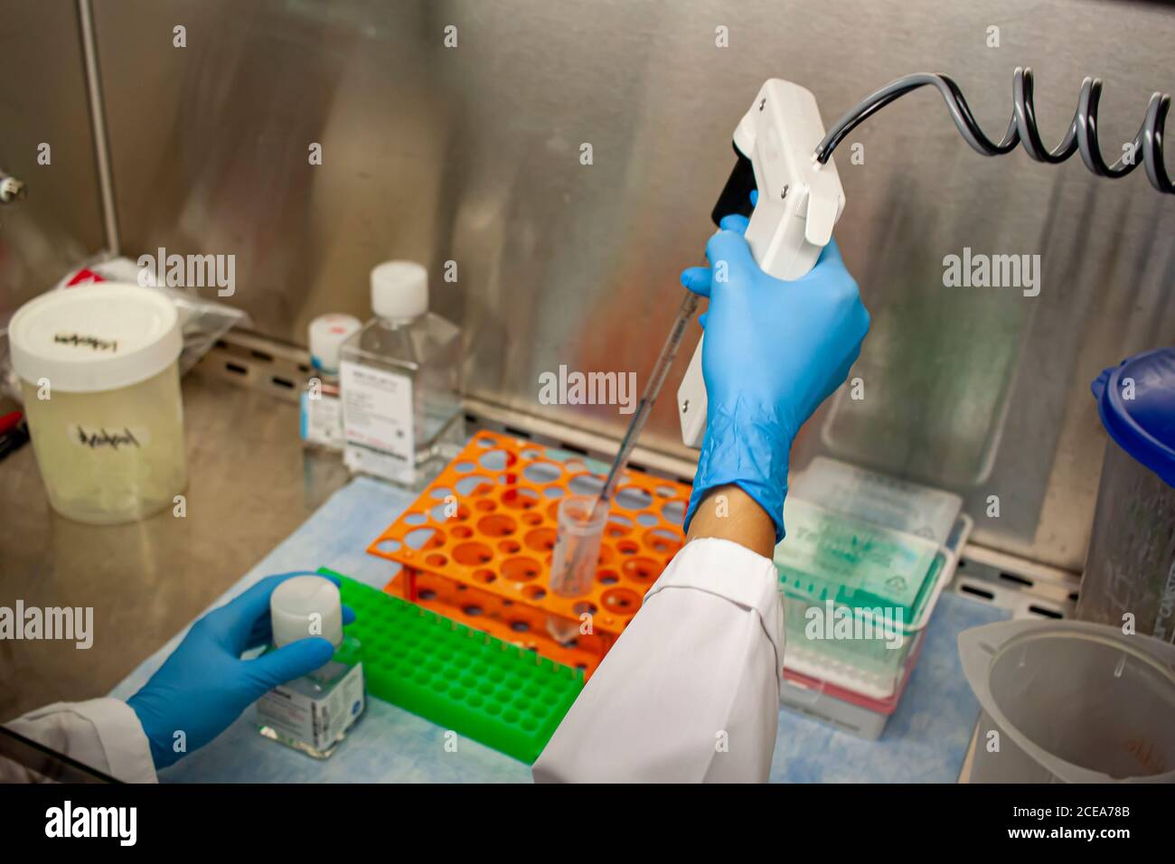 Biosafety cabinet hi-res stock photography and images - Alamy