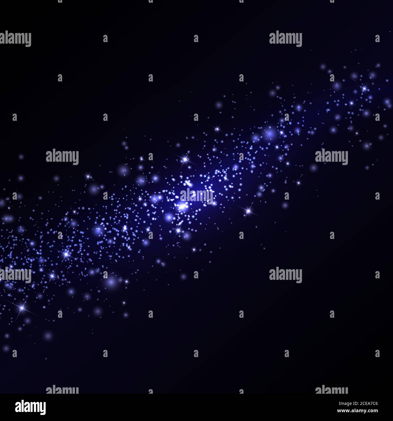 Space galaxy background with glitter stars Stock Vector Image & Art - Alamy