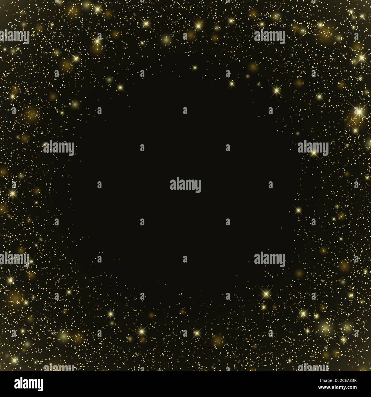 Space galaxy background glitter stars with copyspace Stock Vector Image ...
