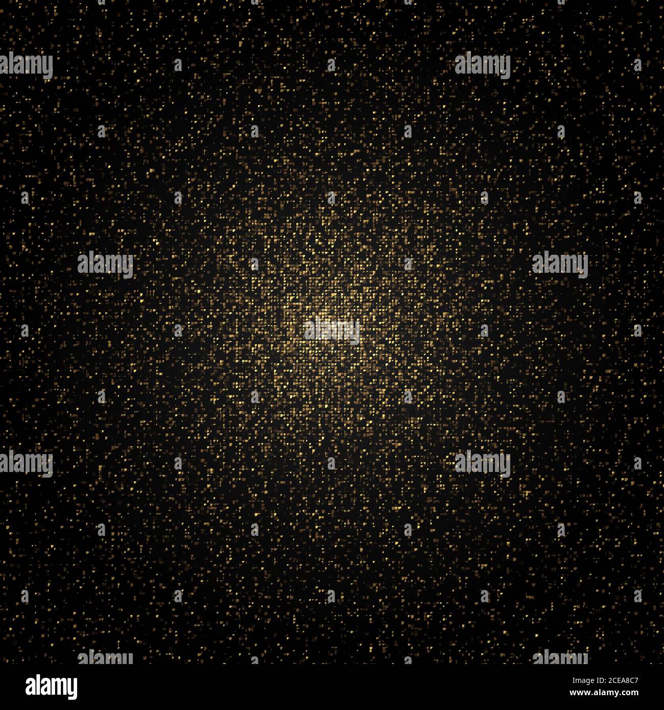 Space galaxy background with gold glitter stars Stock Vector Image ...