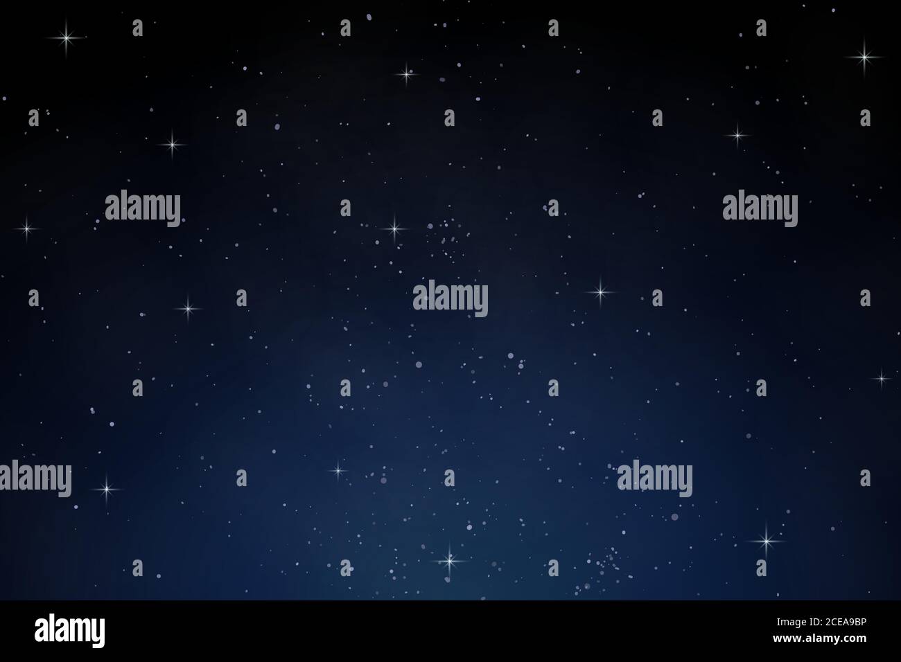 Rain stars christmas background blue Stock Vector Images - Alamy
