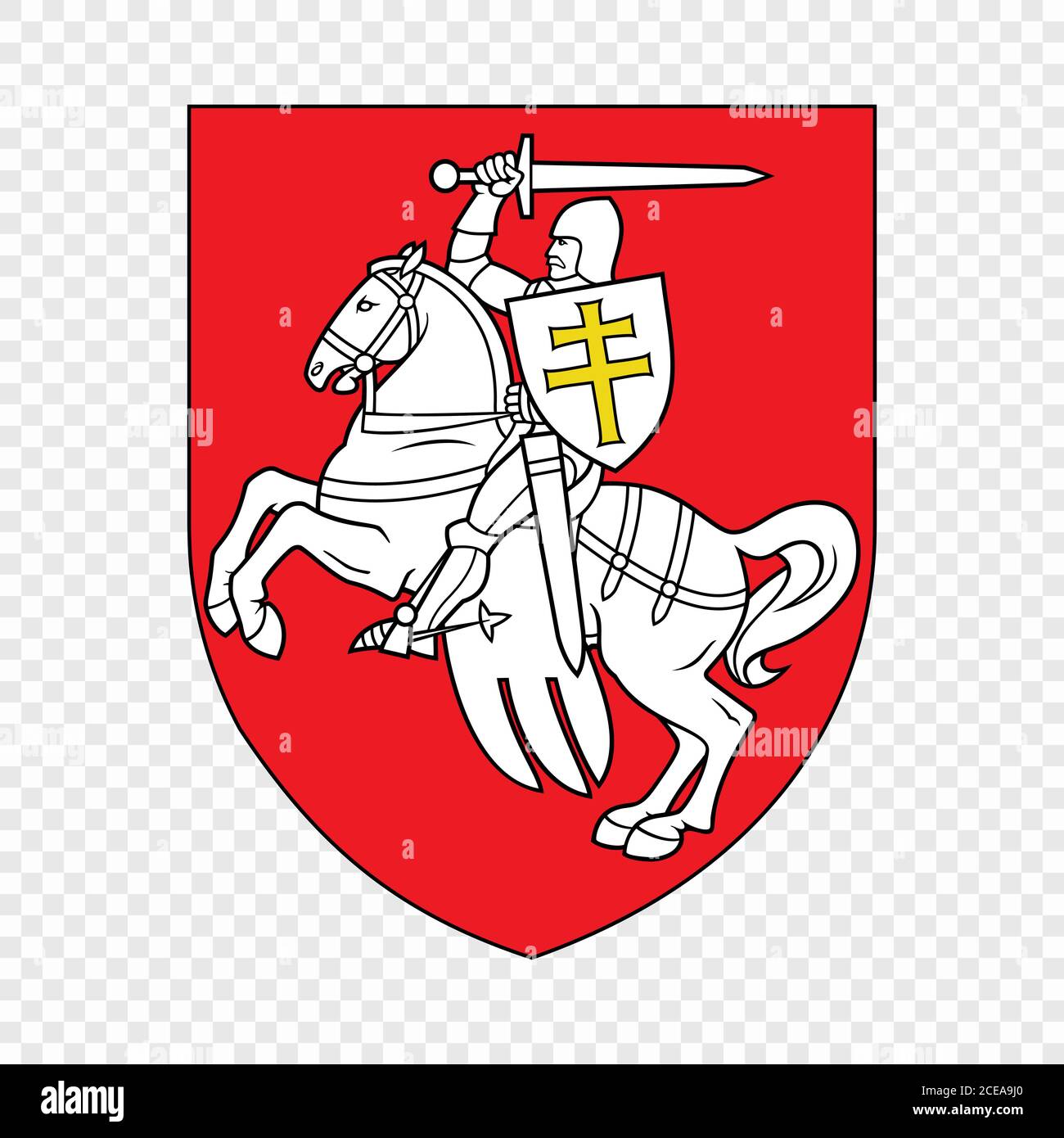Old Symbol of Belarus. National emblem Stock Vector Image & Art - Alamy