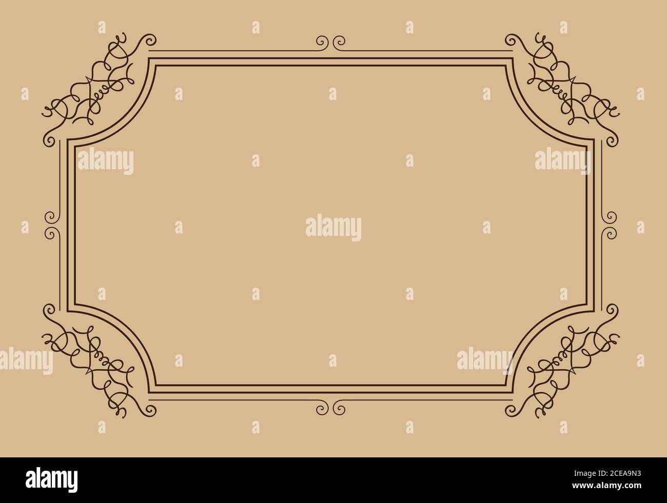 Vintage border Stock Vector Images - Alamy