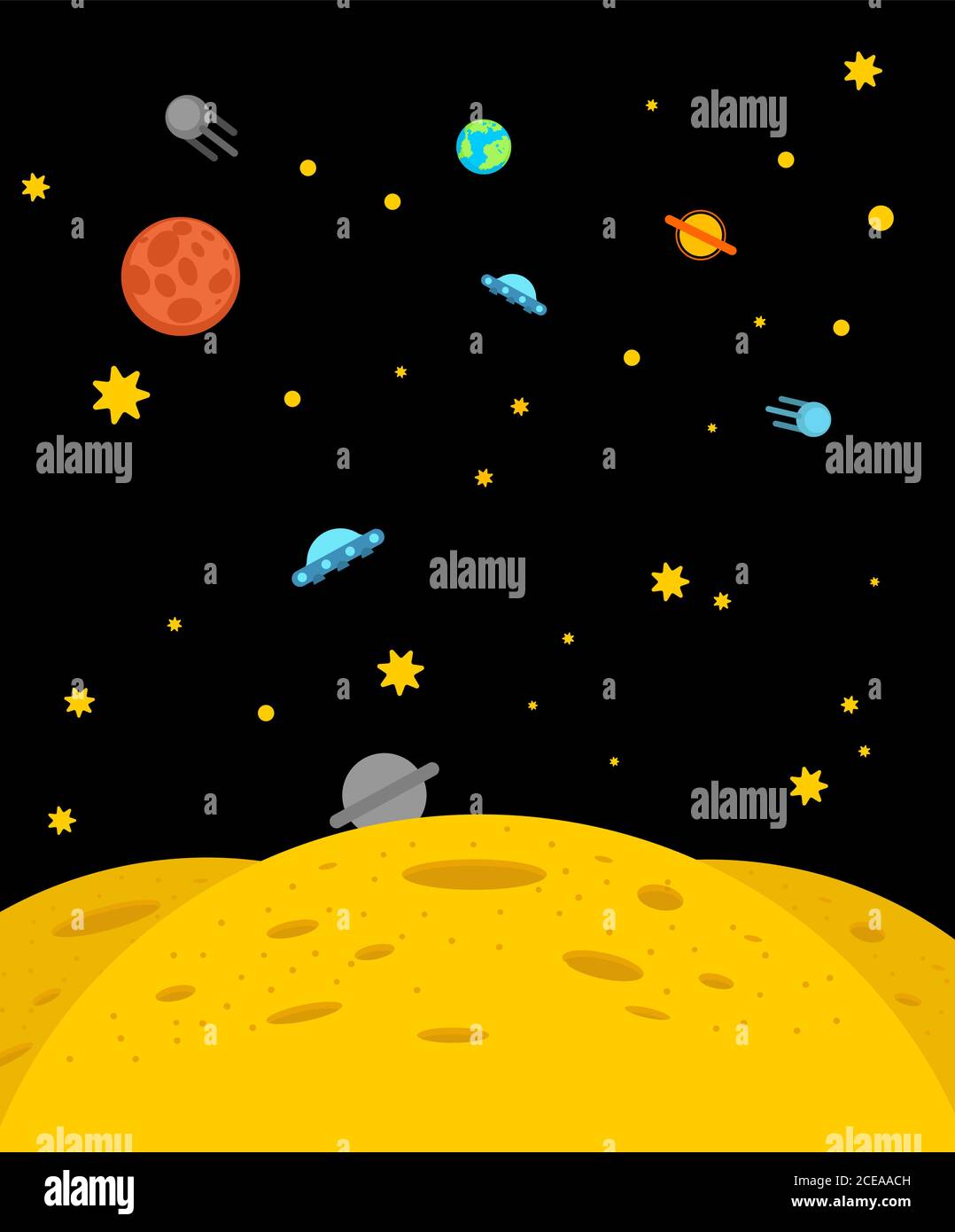 Craters and volcanoes Stock Vector Images - Alamy