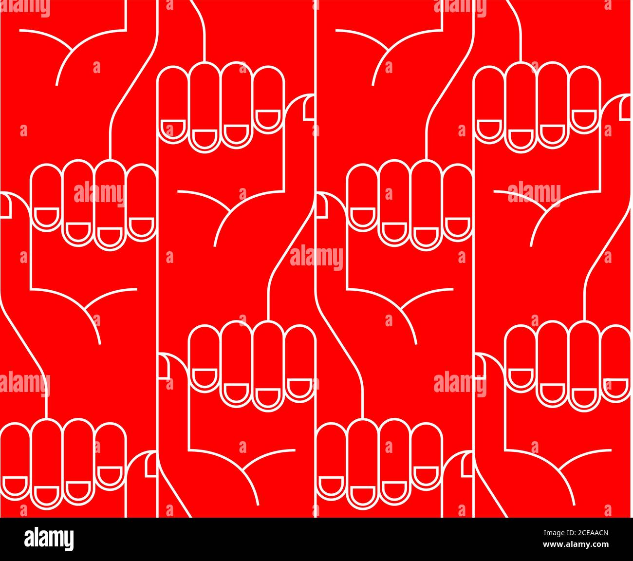 Fist pattern seamless. Symbol of freedom and struggle background Stock ...