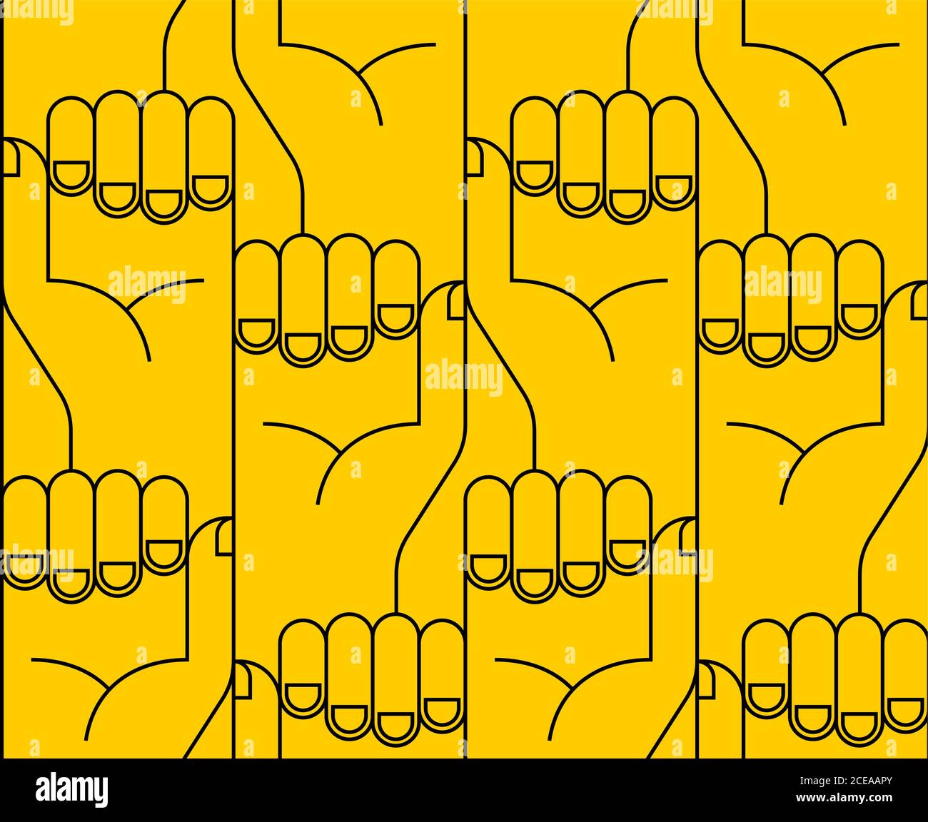 Fist pattern seamless. Symbol of freedom and struggle background Stock ...