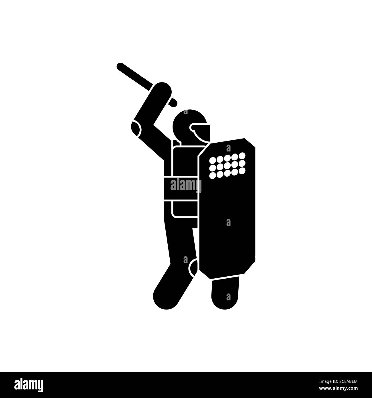 Riot control gear Black and White Stock Photos & Images - Alamy