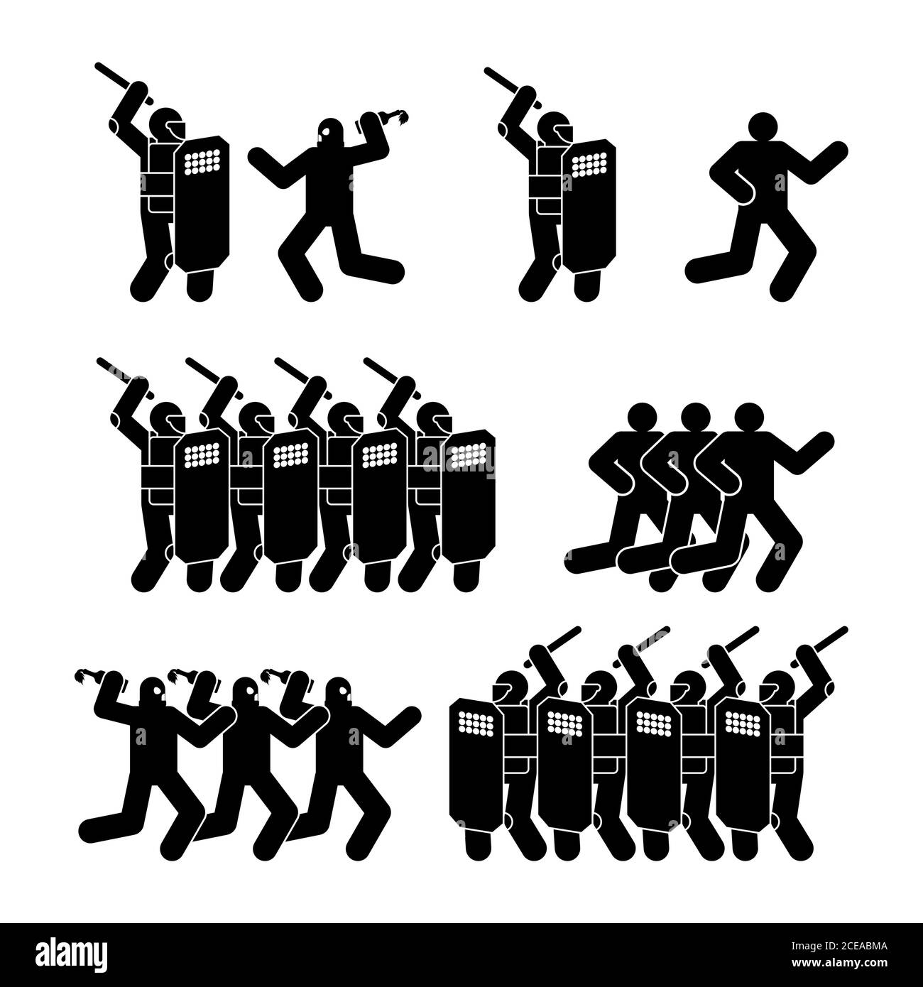 Riot gear icon Stock Vector Images - Alamy
