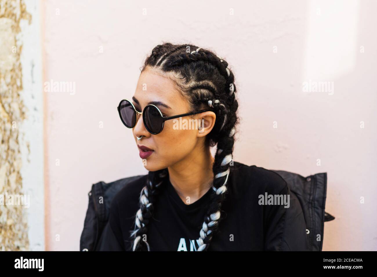 Alternative hairstyle hi-res stock photography and images - Alamy