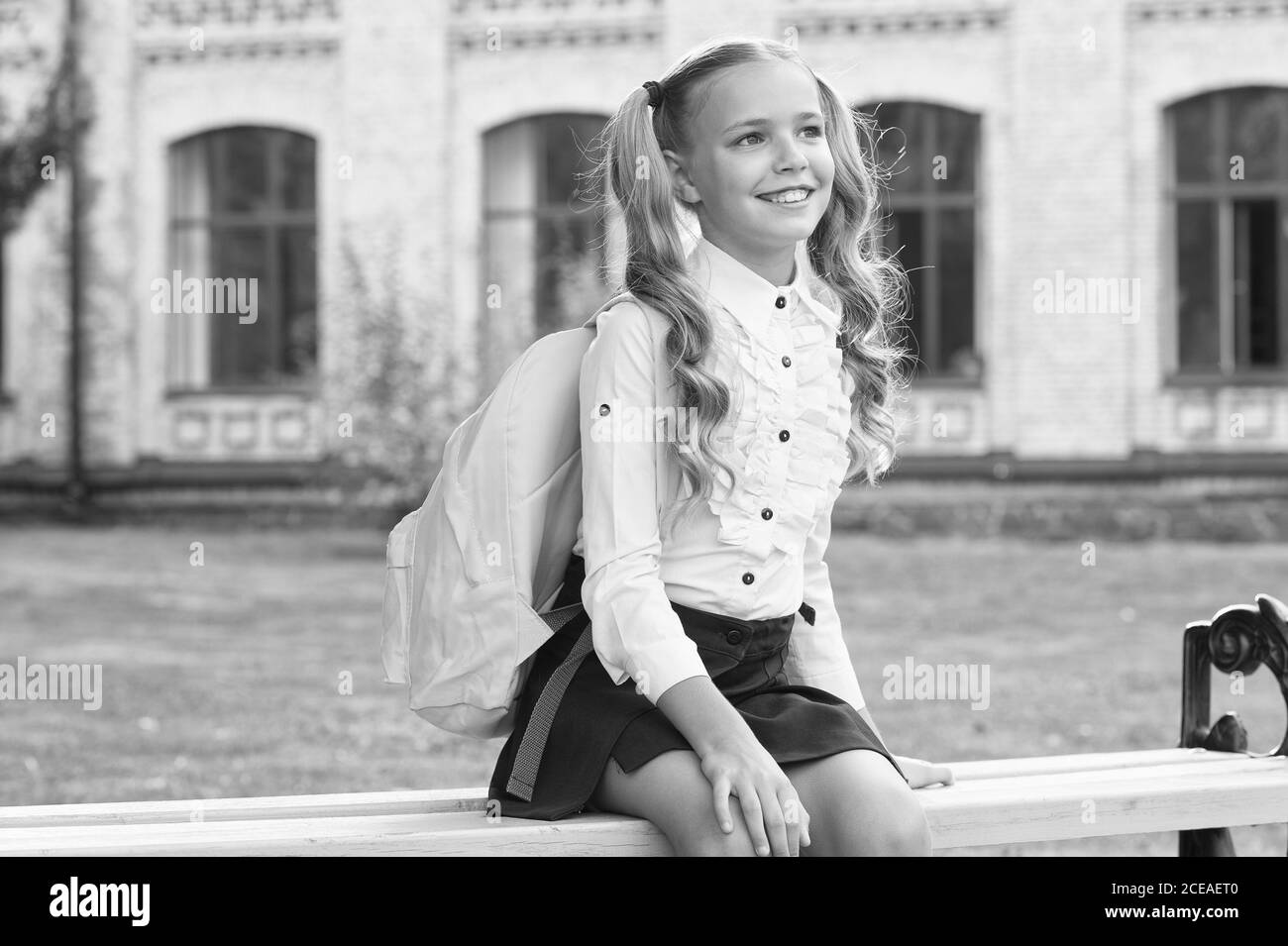 Knowledge is light. Happy child on September 1. Knowledge day. Little ...