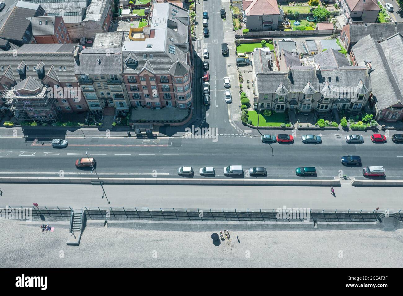 An aerial view of morecambe bay hi-res stock photography and images - Alamy