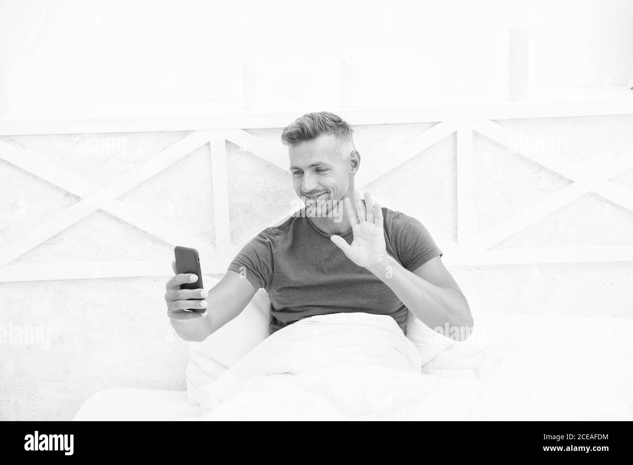 Bed vibes Black and White Stock Photos & Images - Alamy