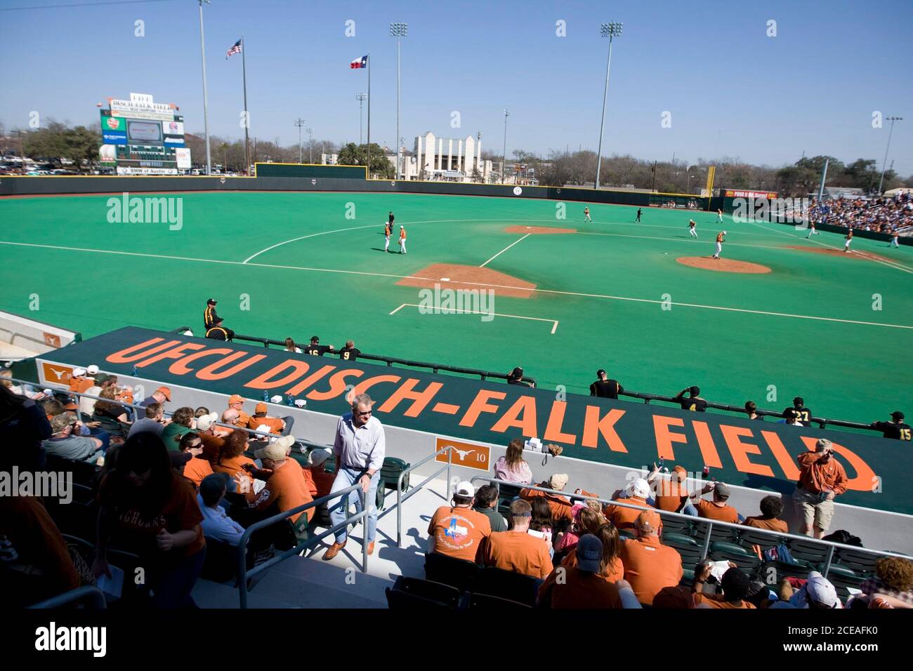 Austin, TX February 23, 2008: College baseball stadium at the ...
