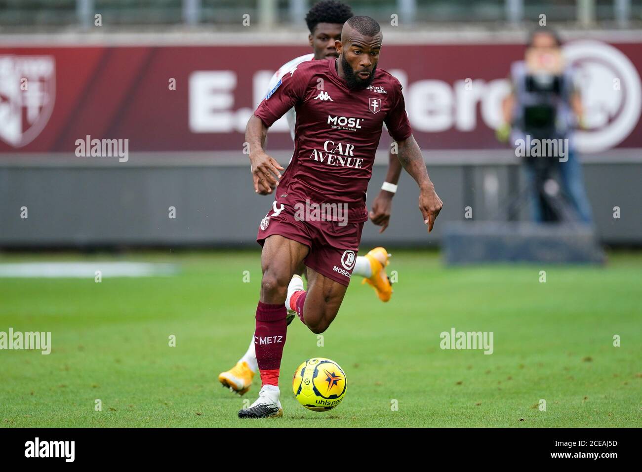 METZ, FRANCE - AUGUST 30: Digbo Gnampa Habib Maiga of Metz during the ...