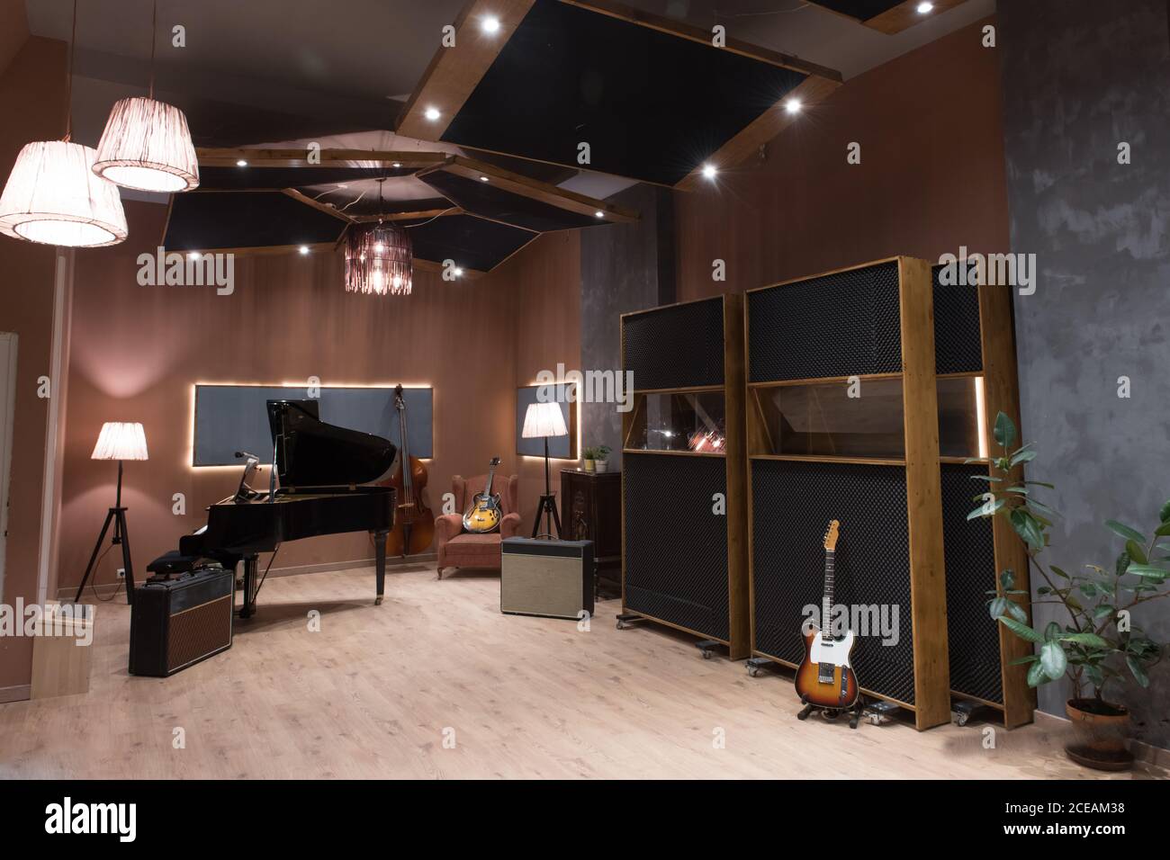 Interior of rehearse room Stock Photo - Alamy