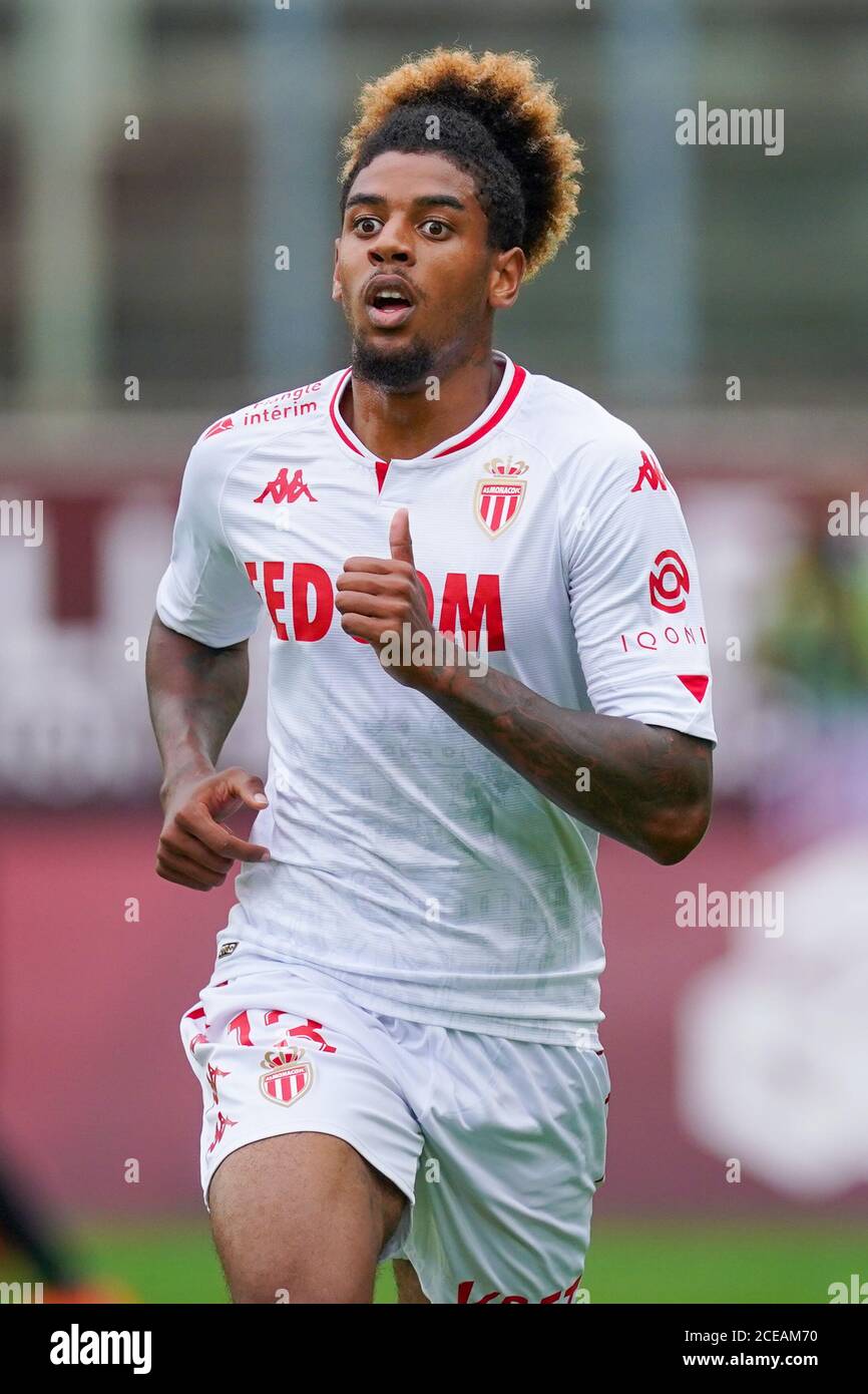 METZ, FRANCE - AUGUST 30: Willem Geubbels of AS Monaco during the match ...