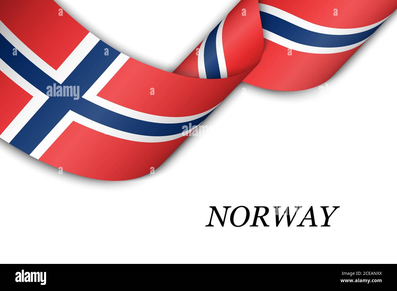 Flag of norway Stock Vector Images - Alamy