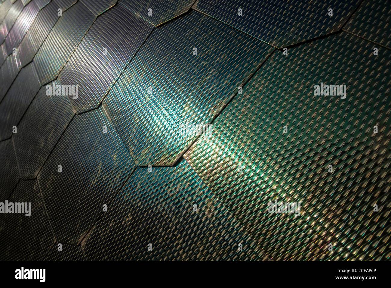 detail of an abstract steel facade Stock Photo - Alamy
