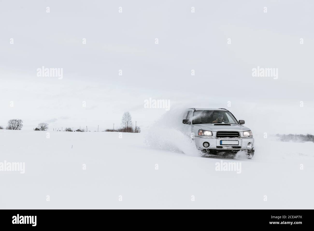 Wheel car drifting snow hi-res stock photography and images - Alamy