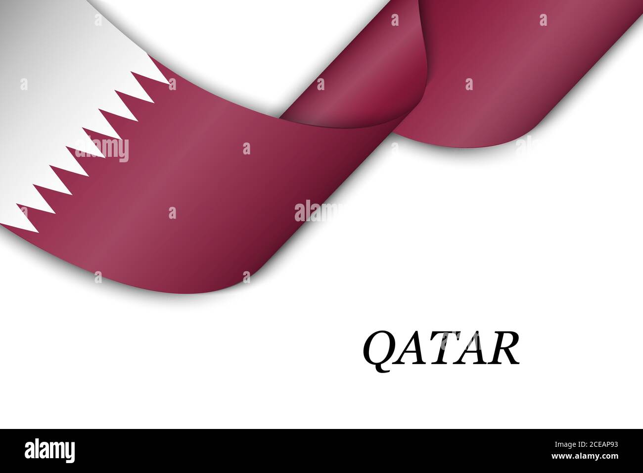 Flag qatar national country symbol hi-res stock photography and images ...
