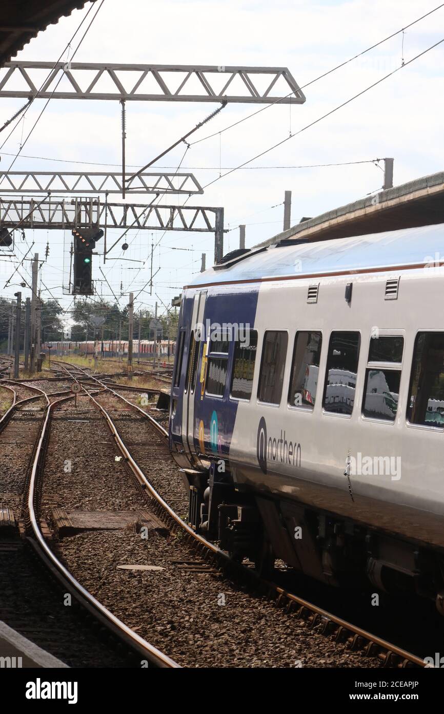 Northern trains class 158 express sprinter dmu with ghost or ...