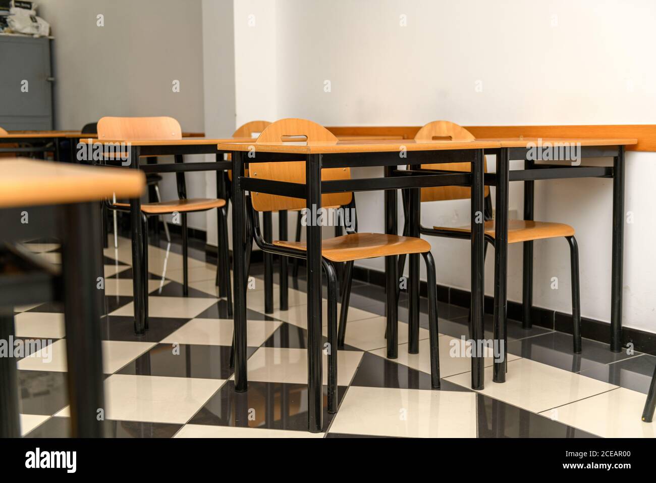 Interior of an empty school class Stock Photo - Alamy