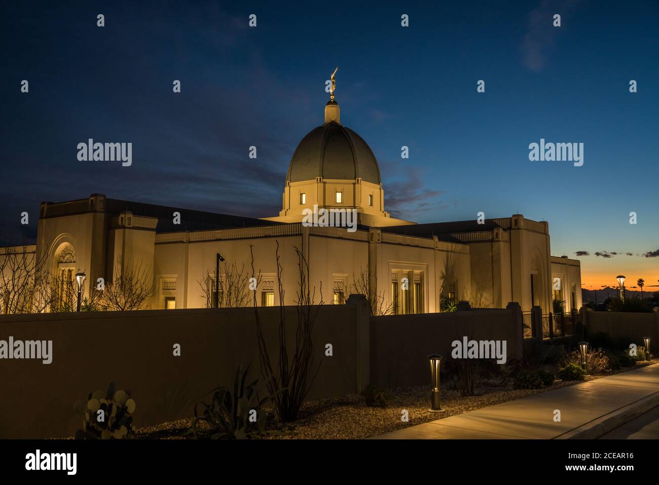 Statue of jesus christ in a church house of worship hi-res stock ...
