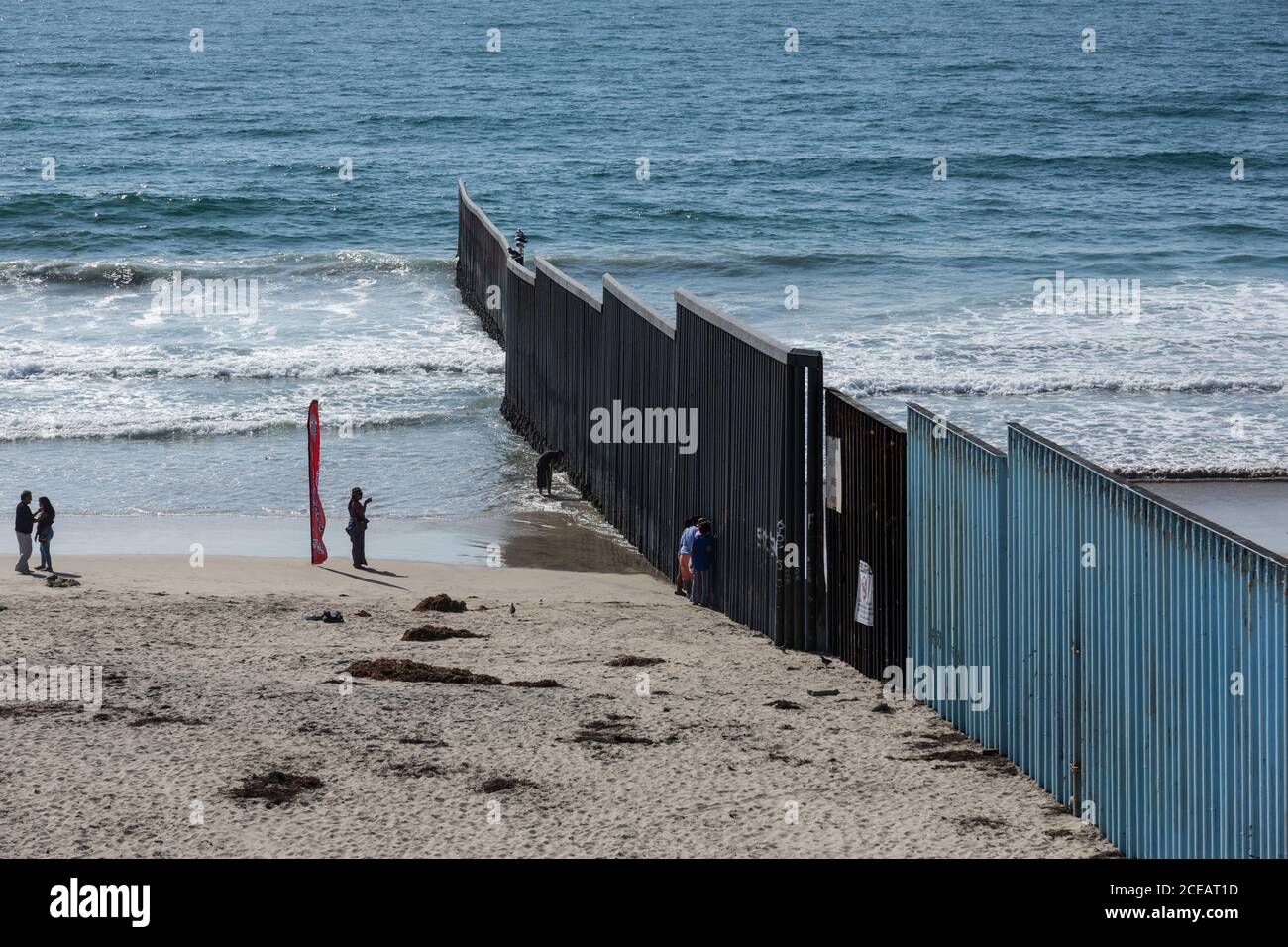 Tijuana mexico u s mexico border fence hi-res stock photography and ...