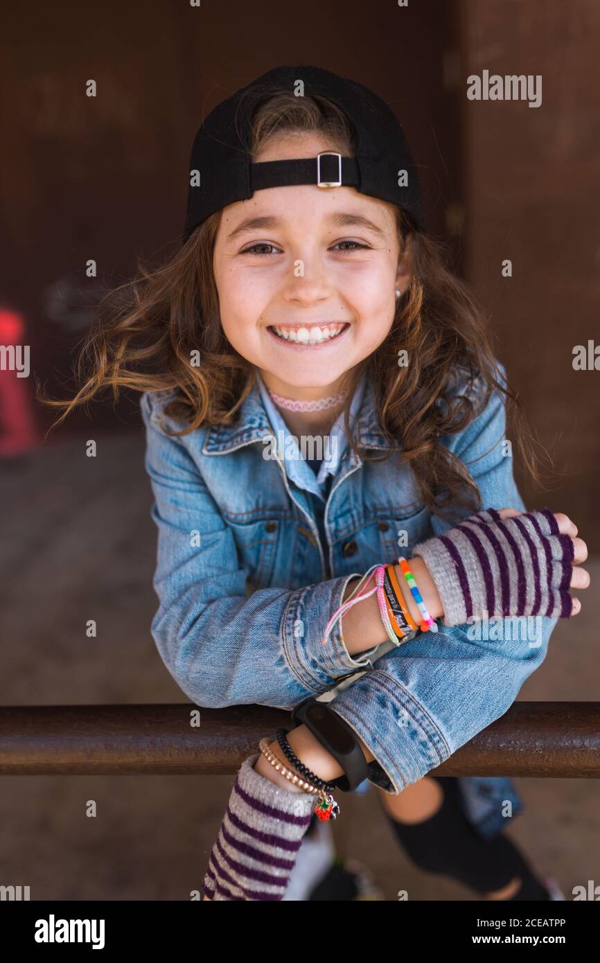 Cap smiling hi-res stock photography and images - Alamy