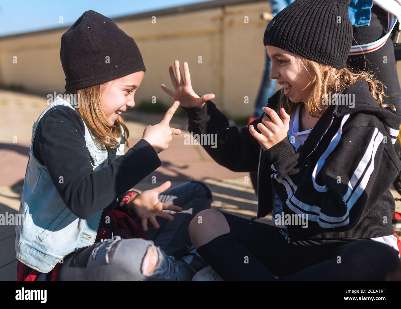 Playing with scissors hi-res stock photography and images - Alamy