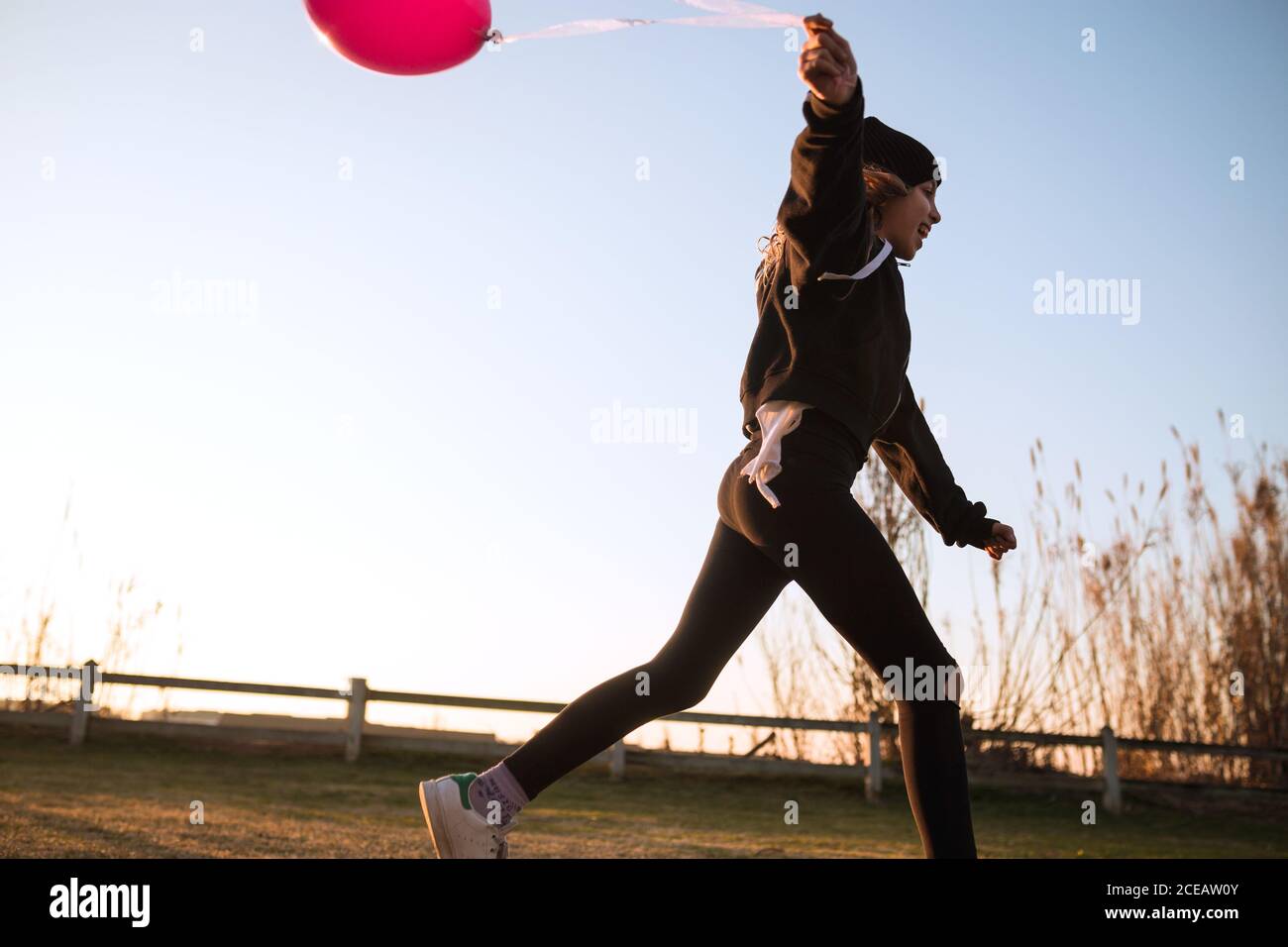 Balloon running hi-res stock photography and images - Alamy
