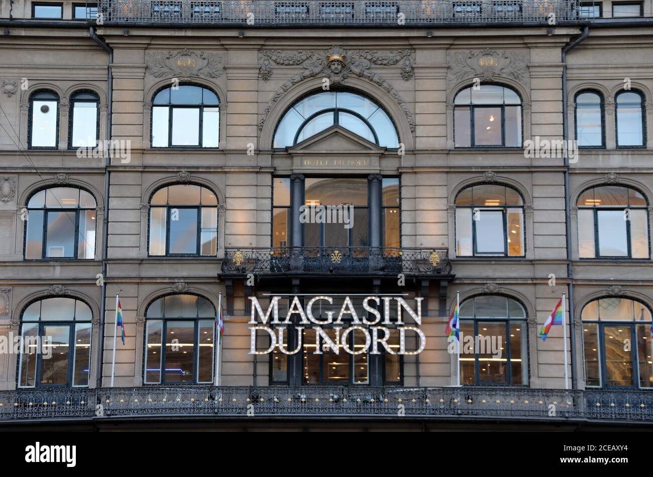Magasin du Nord department store at Kongens Nytorv in Copenhagen Stock ...