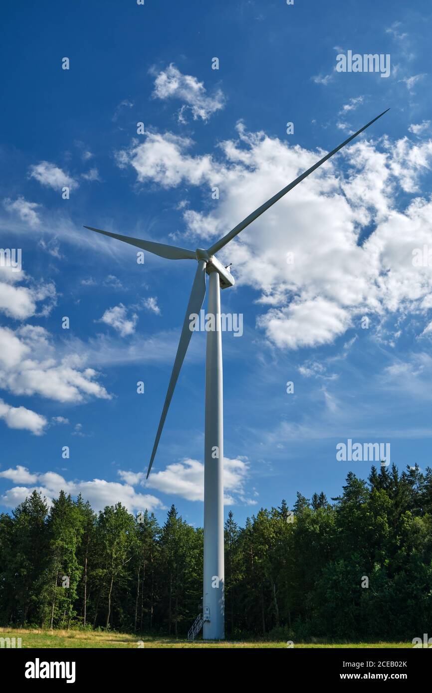 Wind turbine, ecological power. Alternative energy source. Belarus ...