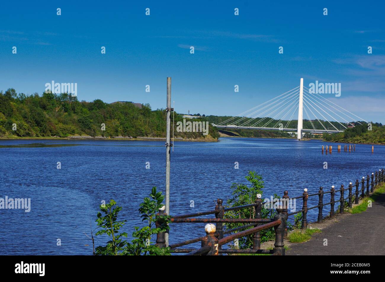 Bridge over the river Stock Photo - Alamy