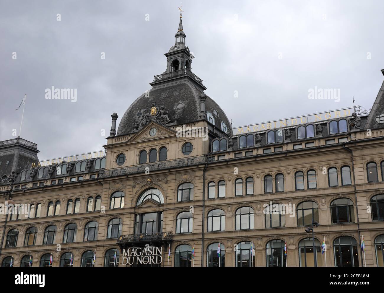Magasin du Nord department store at Kongens Nytorv in Copenhagen Stock ...