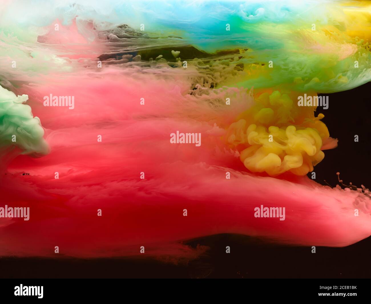 Colorful smoke clouds Stock Photo - Alamy