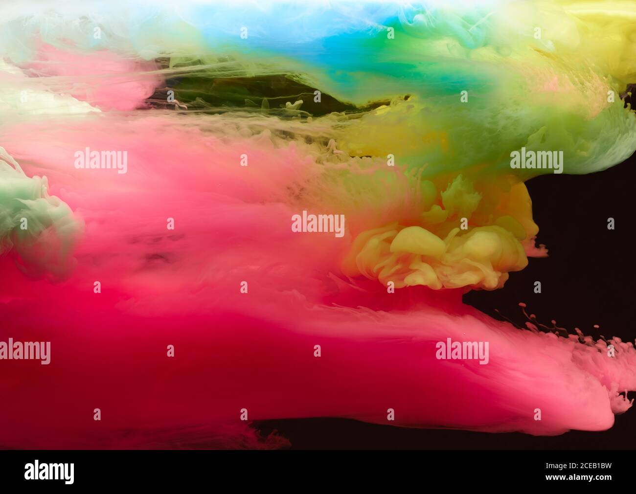 Colorful smoke clouds Stock Photo - Alamy
