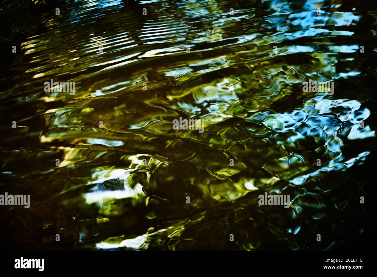 Reflective clear water Stock Photo - Alamy