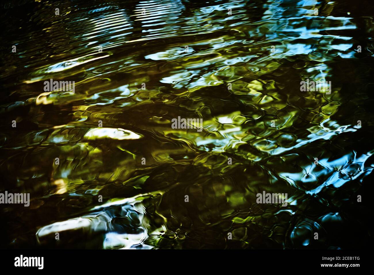 Reflective clear water Stock Photo - Alamy