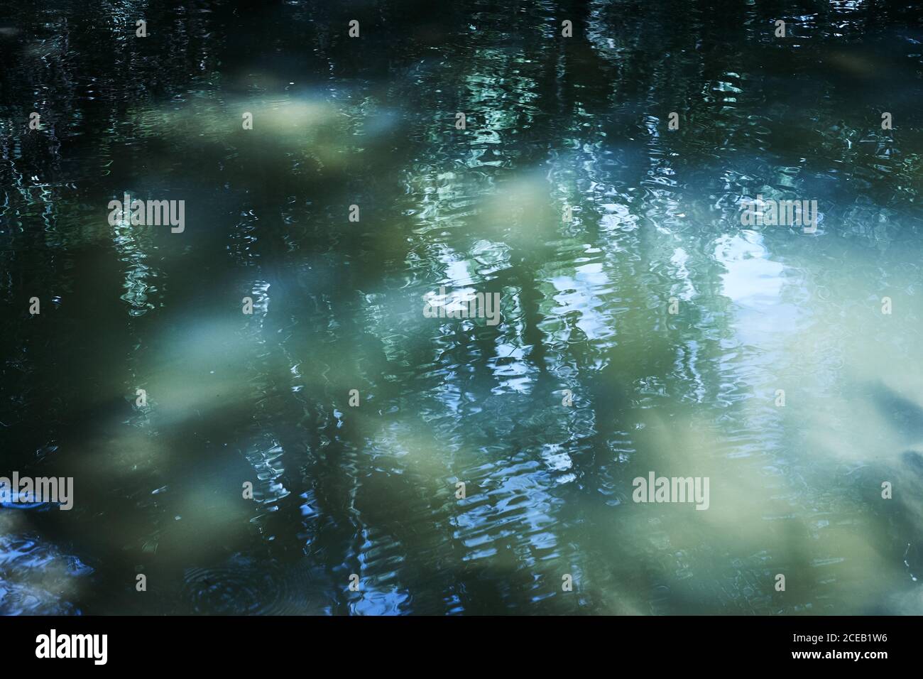 Reflective clear water Stock Photo - Alamy