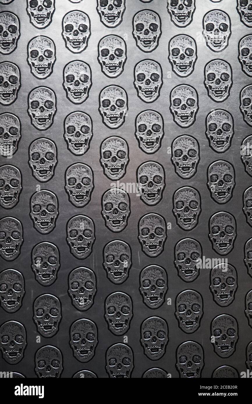 Seamless skull pattern hi-res stock photography and images - Alamy