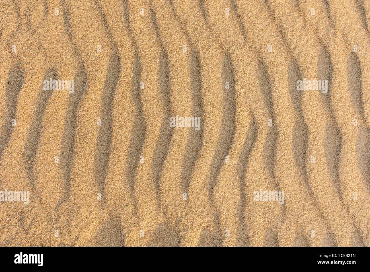Wavy sea sand background, top view Stock Photo - Alamy