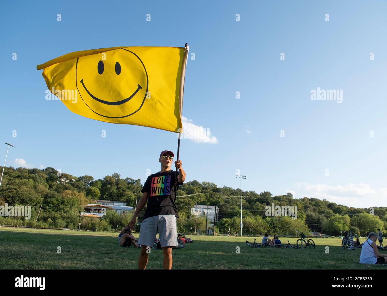 Smiley face flag hi-res stock photography and images - Alamy