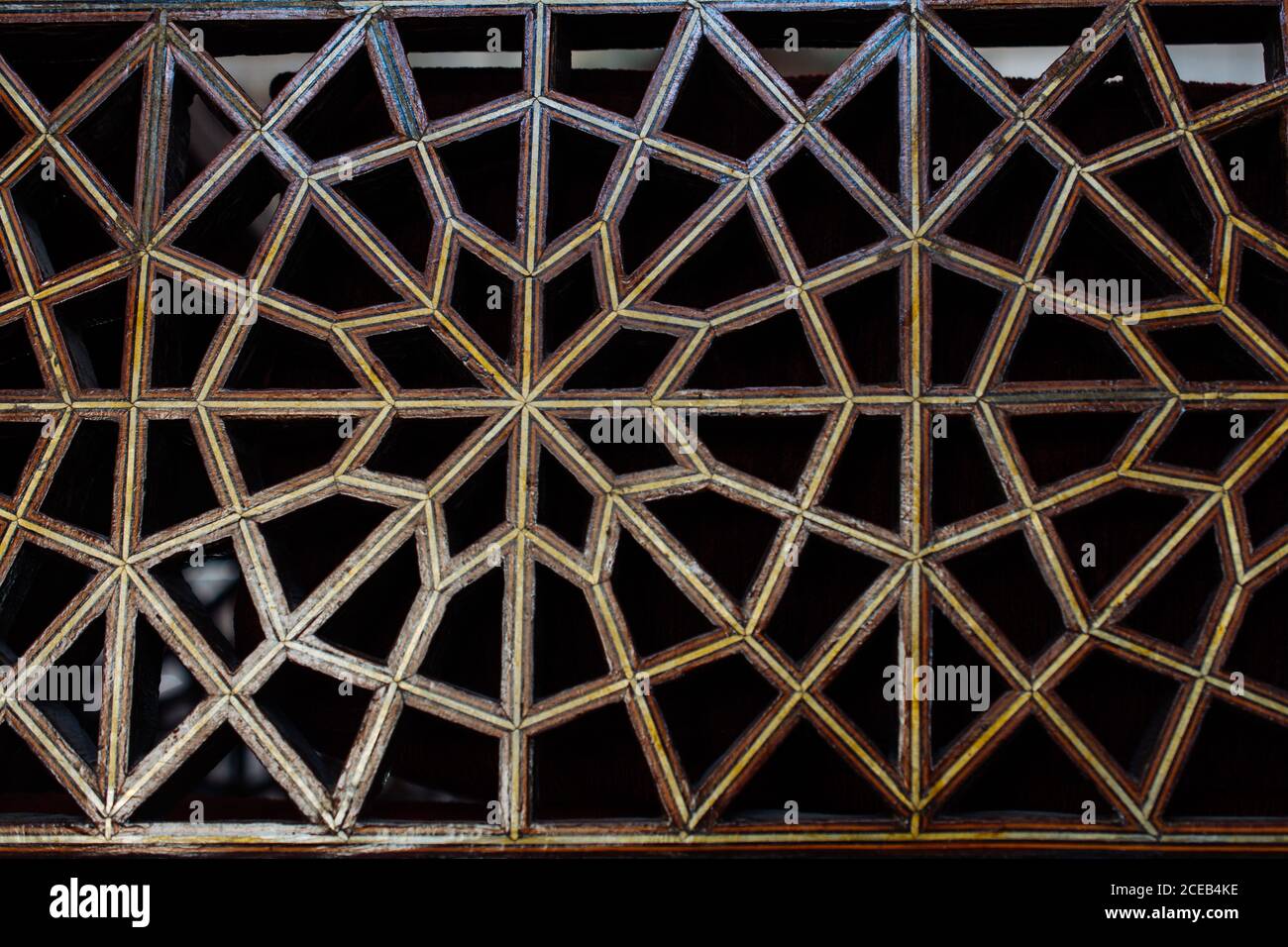 Ottoman Turkish art with geometric patterns in view Stock Photo - Alamy
