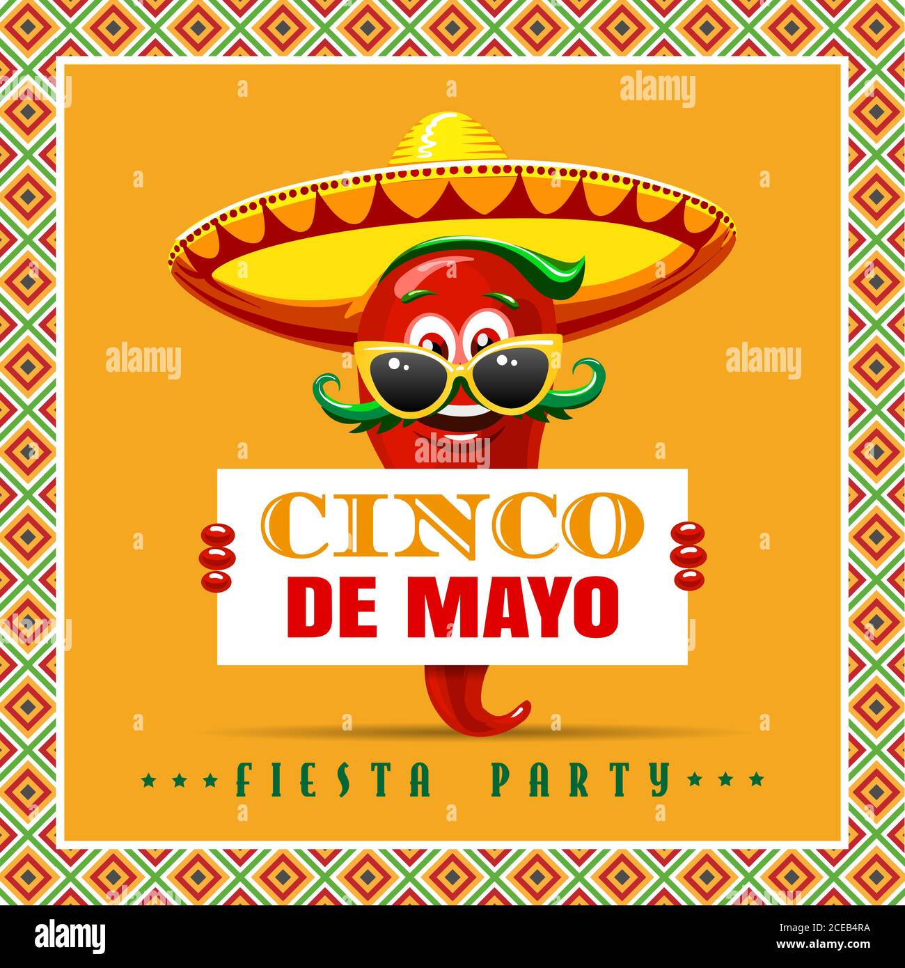 Cinco de mayo poster Stock Vector Image & Art - Alamy