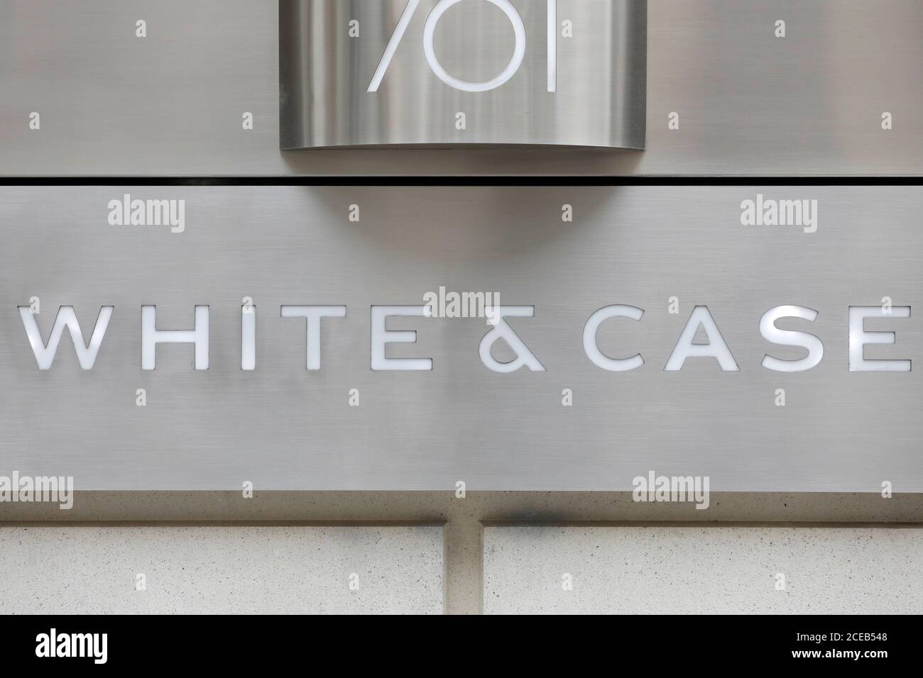 White corporate logo hi-res stock photography and images - Alamy