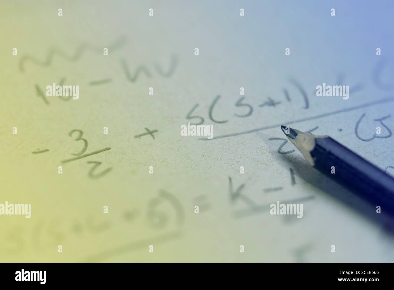 Business success concept Image. Handwriting formula on a paper with pen ...