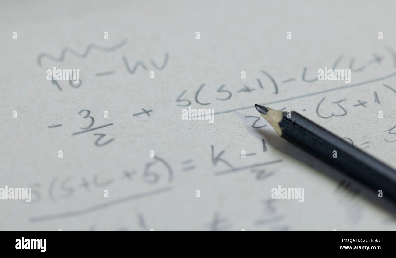 Business success concept Image. Handwriting formula on a paper with pen ...