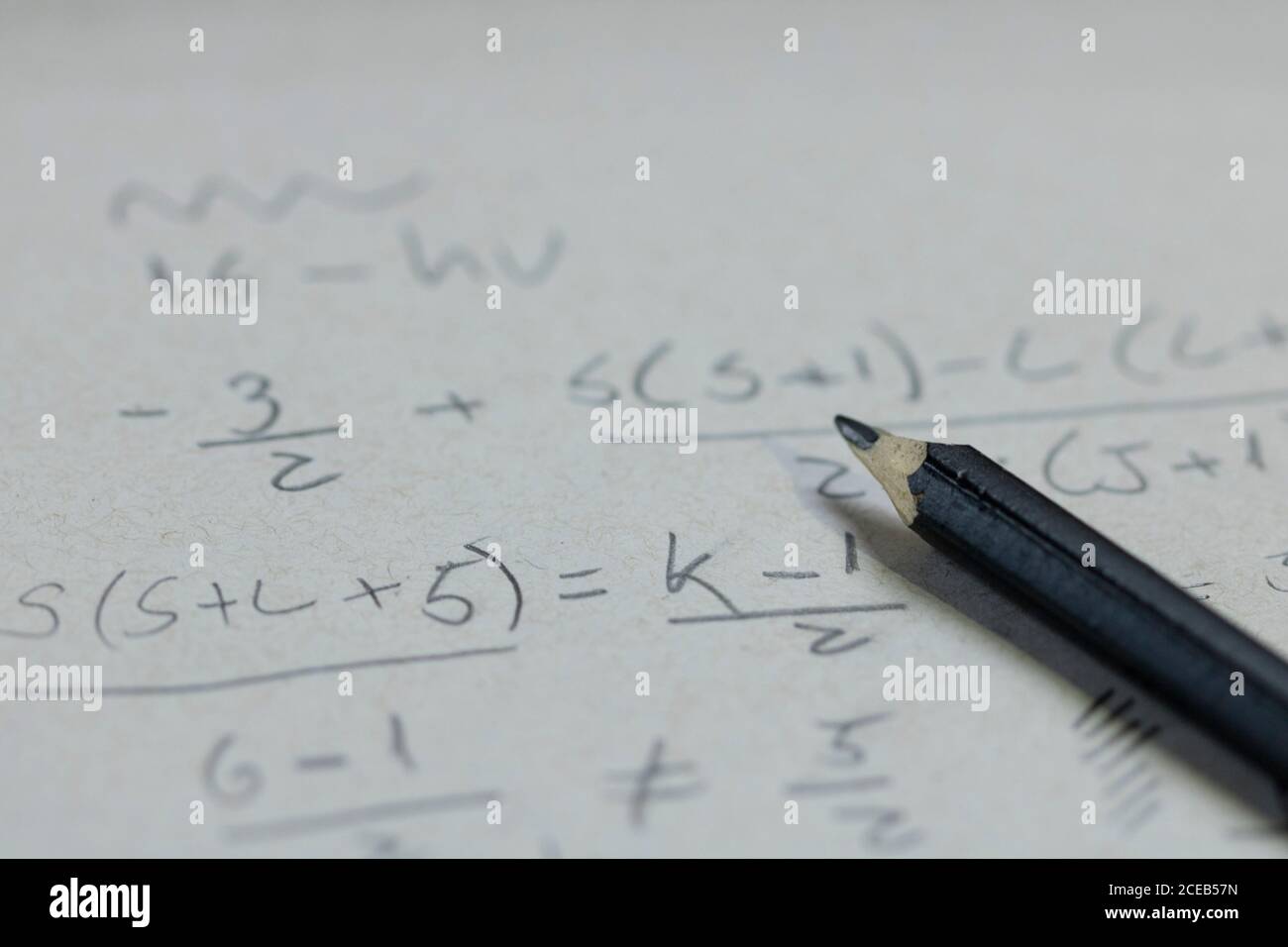 Business success concept Image. Handwriting formula on a paper with pen ...